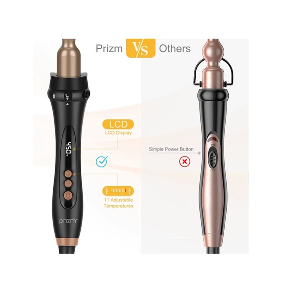 Prizm | Hair | Prizm 5in Curling Iron Wand Set | Poshmark